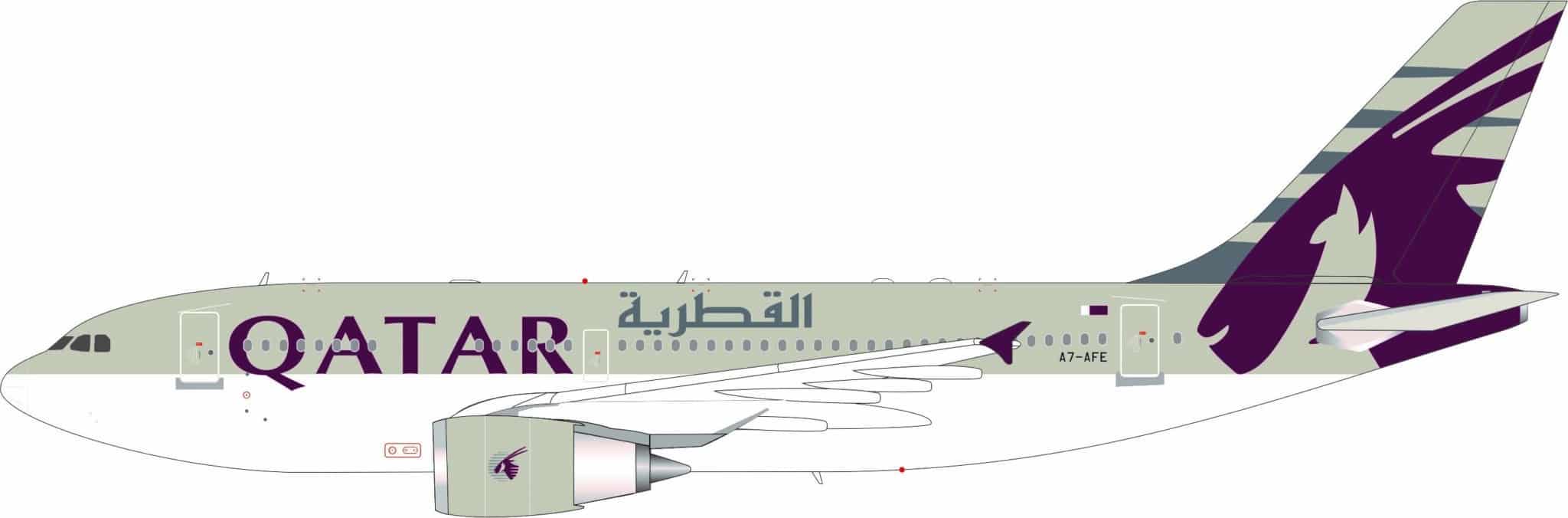 InFlight 200 1:200 Qatar Amiri Flight Airbus A310-300 VIP A7-AFE ...