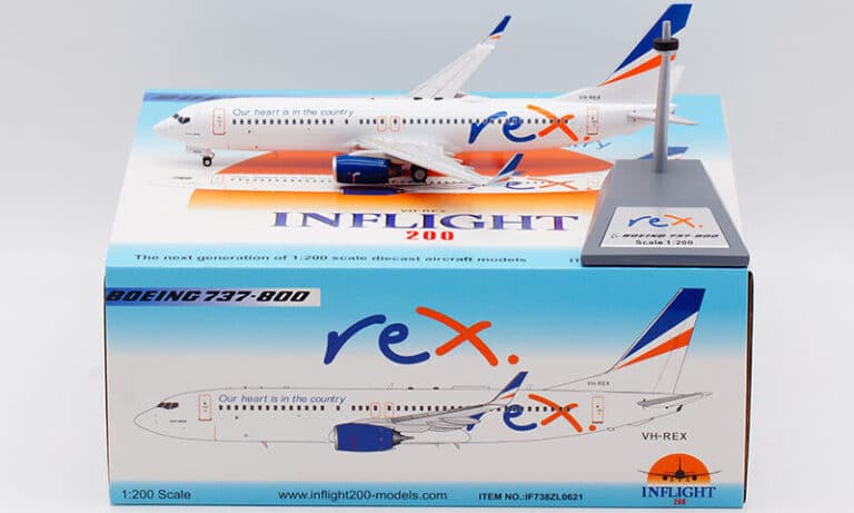 InFlight 200 1:200 REX Airlines Boeing B737-800w VH-REX (IF738ZL0621)
