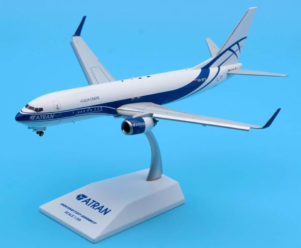 JC Wings 1:200 ATRAN - Aviatrans Cargo Airlines Boeing B737-800(BCF)w ...