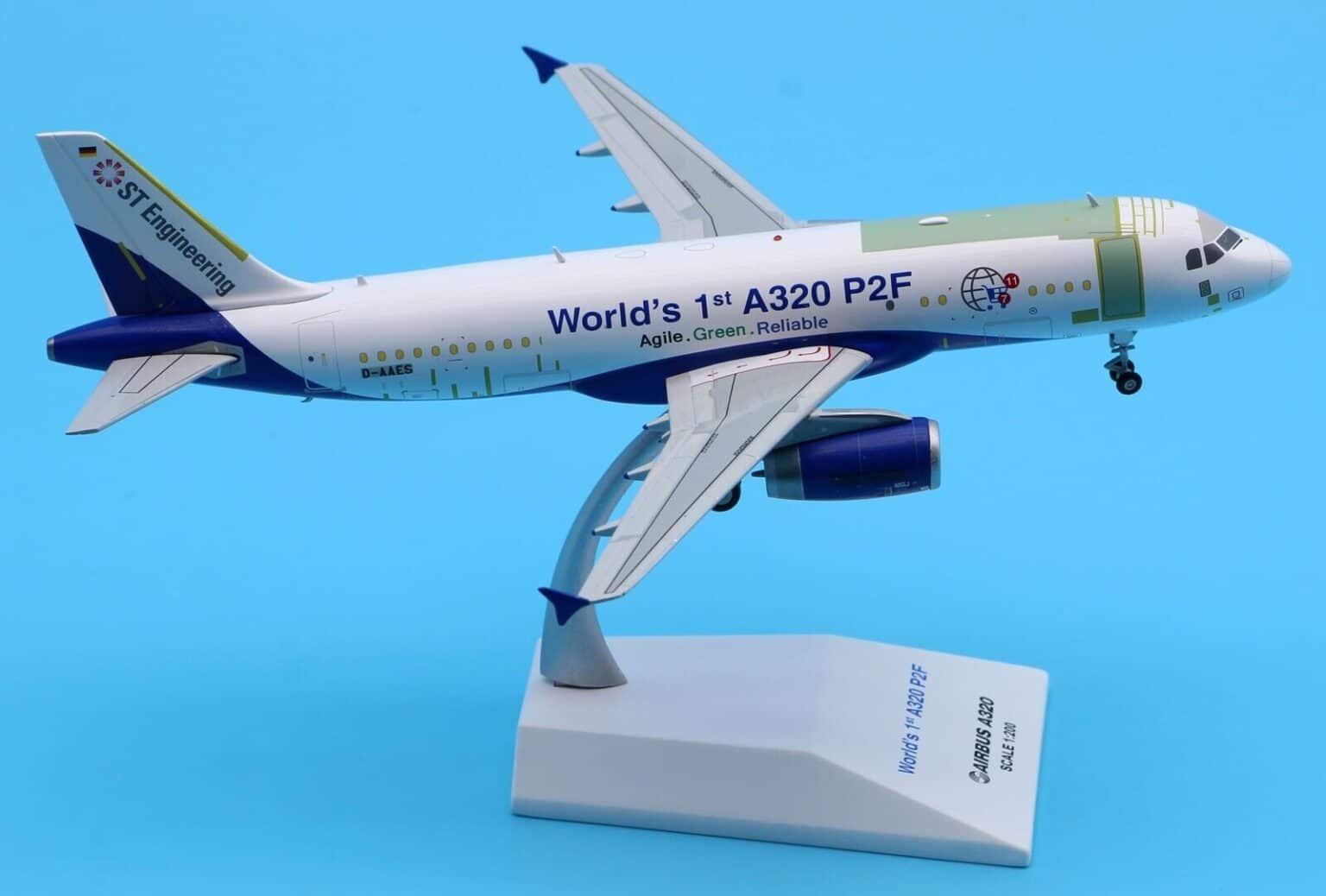 JC Wings 1:200 ST Aerospace Resources Airbus A320-200(P2F) 'World's ...