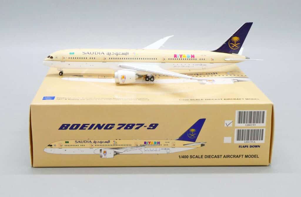 JC Wings 1:400 Saudi Arabian Airlines Boeing B787-9 Dreamliner "Riyadh ...