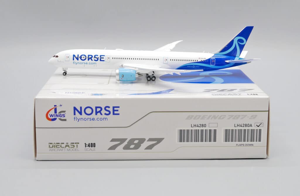 JC Wings 1:400 Norse Atlantic Airways Boeing B787-900 Dreamliner 'Raet ...