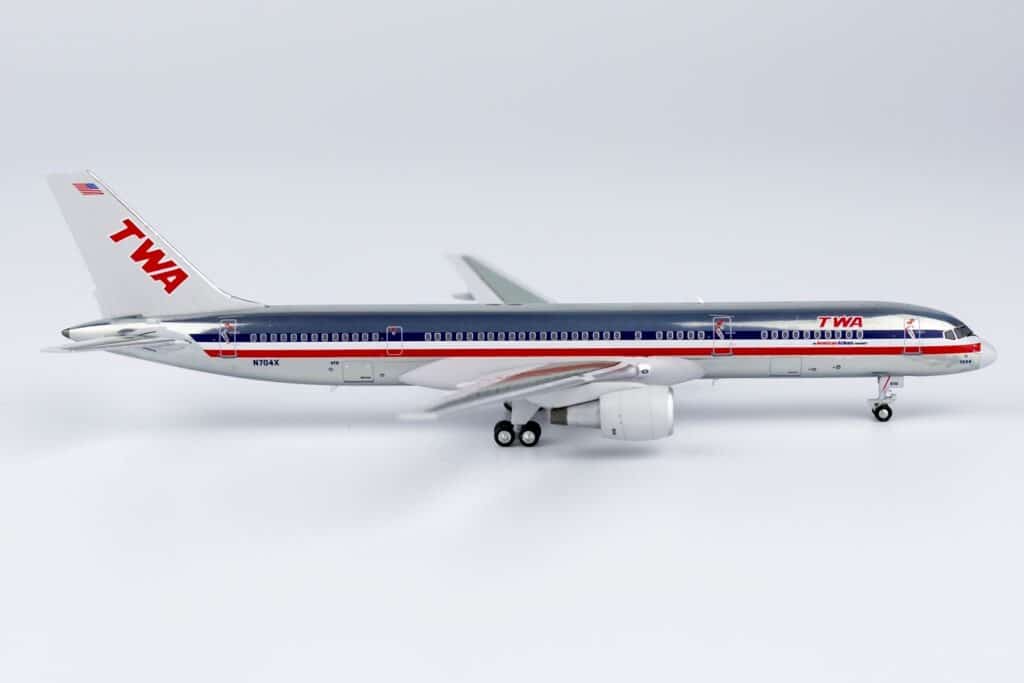 NG Model 1:400 Trans World Airlines (TWA) Boeing B757-200 'American ...