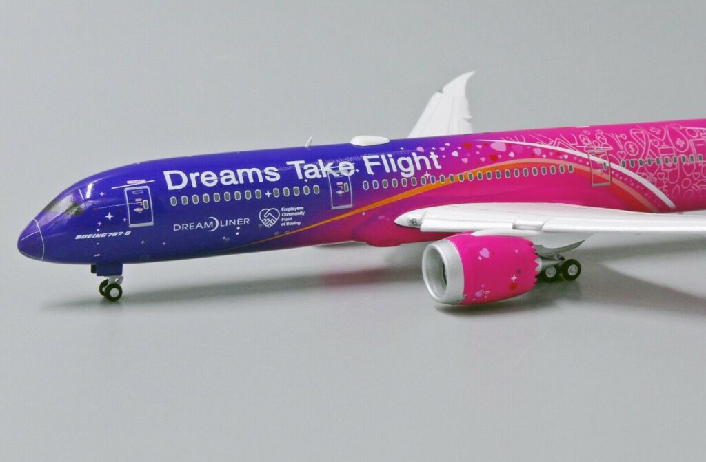 JC Wings 1:400 Boeing Aircraft Company Boeing B787-9 Dreamliner "Dreams ...