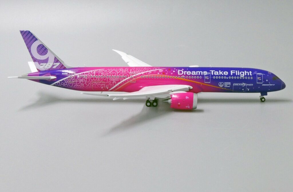 JC Wings 1:400 Boeing Aircraft Company Boeing B787-9 Dreamliner "Dreams ...