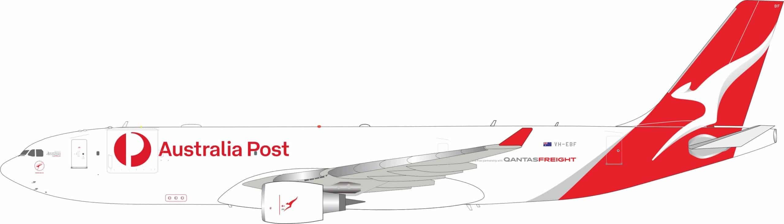 JC Wings 1:200 Qantas Freight (Express Freighters) Airbus A330-200(P2F ...