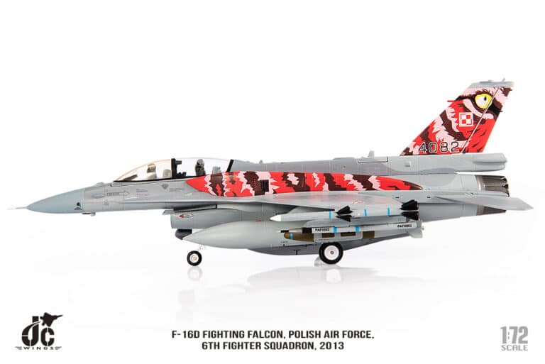 JC Wings Military 1:72 Polish Air Force Lockheed Martin F-16D Fighting ...