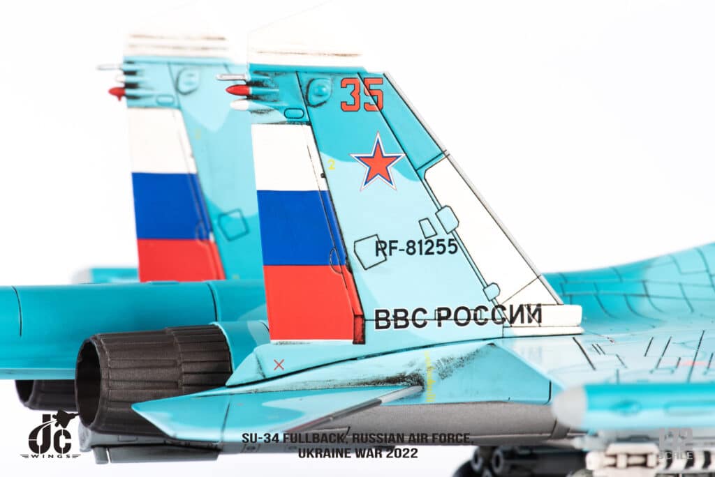 JC Wings Military 1:72 Russian Air Force Sukhoi Su-34 Fullback, Ukraine ...