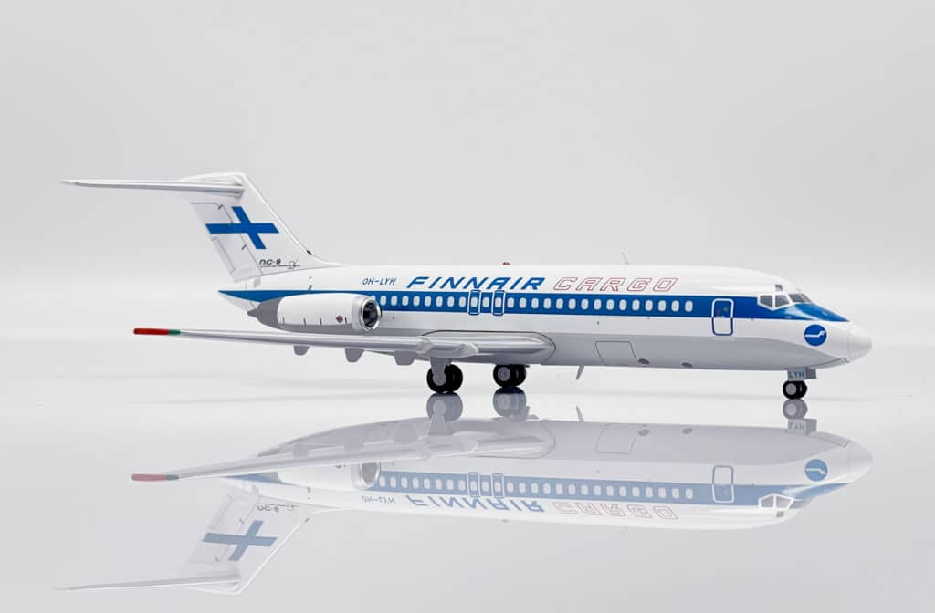 JC Wings 1:200 Finnair Cargo McDonnell Douglas DC-9-15MC OH-LYH (LH2374)