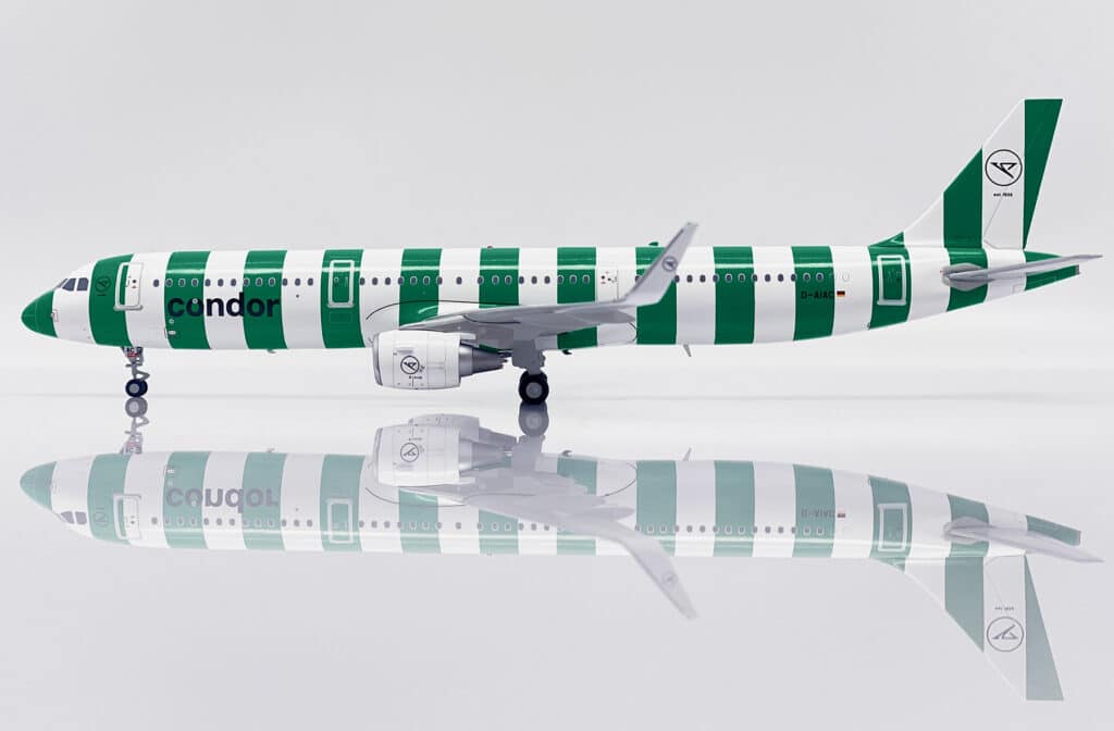 JC Wings 1:200 Condor Airbus A321-200S 'New Colours - Green' D-AIAC ...
