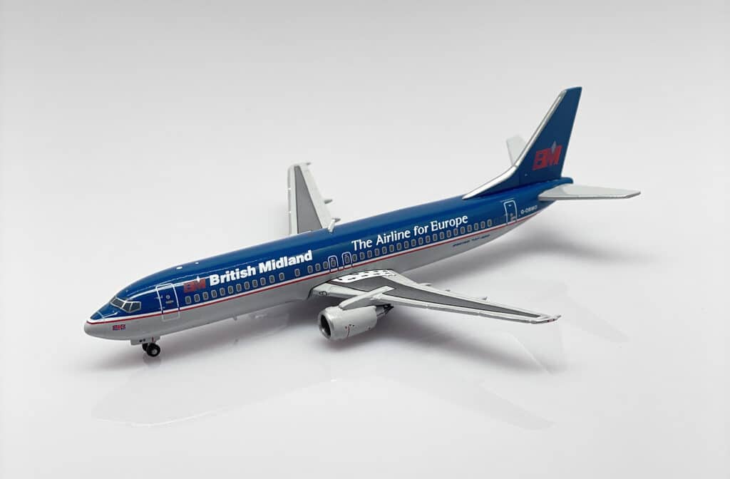 JC Wings 1:400 British Midland Boeing B737-400 "The Airline for Europe ...