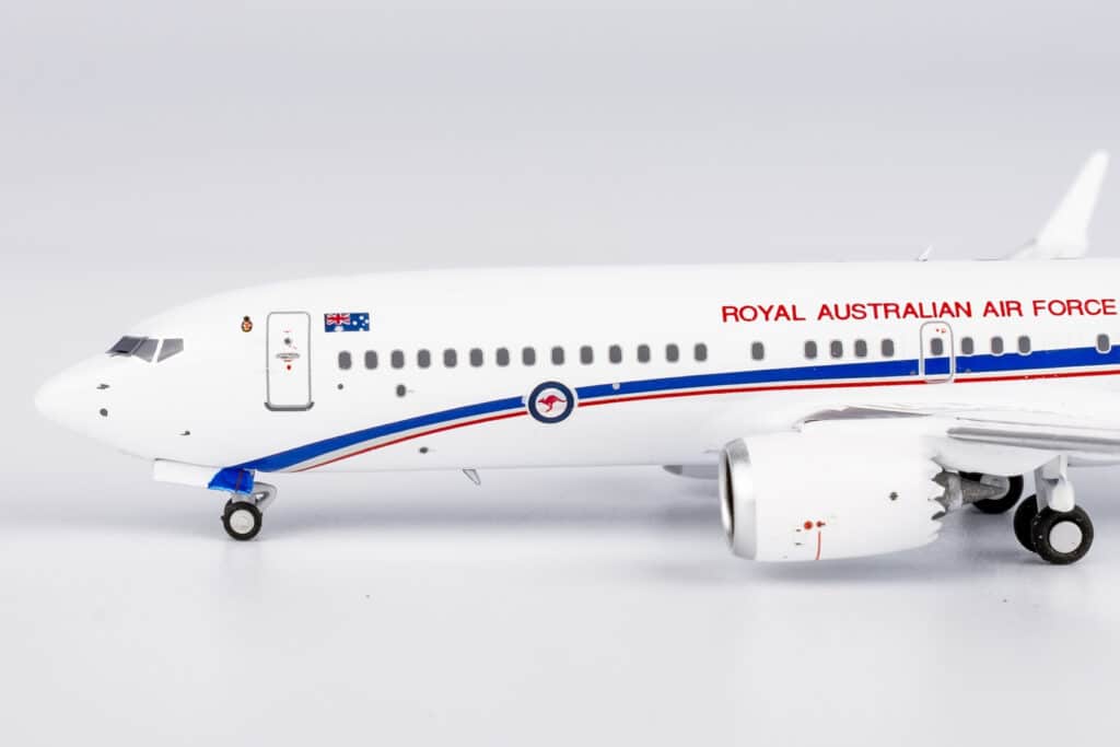 NG Models 1:400 Royal Australian Air Force (RAAF) Boeing B737 MAX 8 BBJ A62-001 (NG88035)