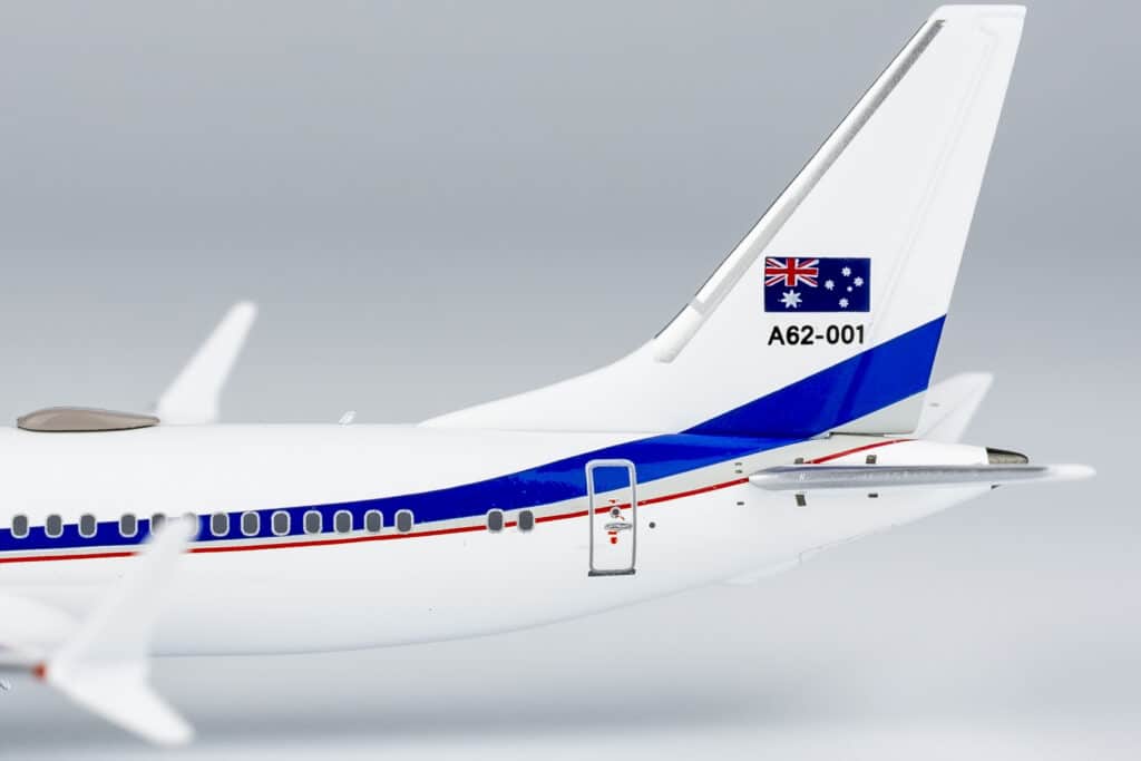 NG Models 1:400 Royal Australian Air Force (RAAF) Boeing B737 MAX 8 BBJ A62-001 (NG88035)