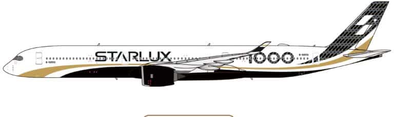 NG Models Ultimate 1:400 STARLUX Airlines Airbus A350-1000 XWB "Carbon ...