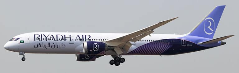 Aviation 400 1:400 Riyadh Air Boeing B787-9 Dreamliner HZ-RXAA (AV4399)