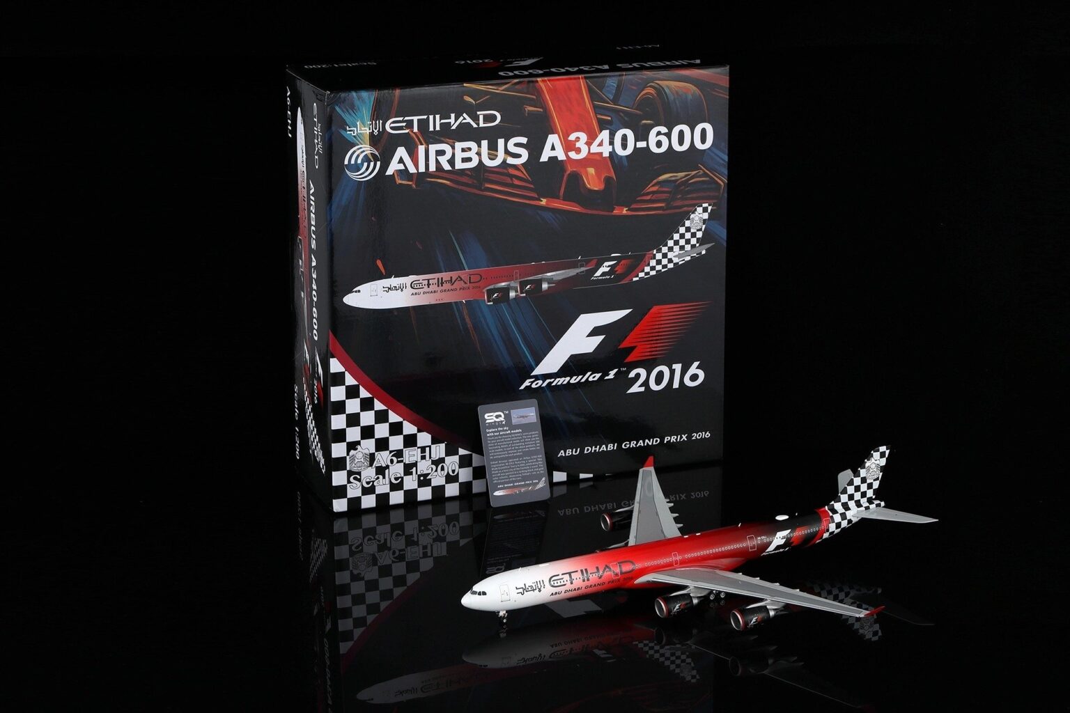 SQ Wings 1:200 Etihad Airways Airbus A340-600 "2016 Abu Dhabi Grand ...