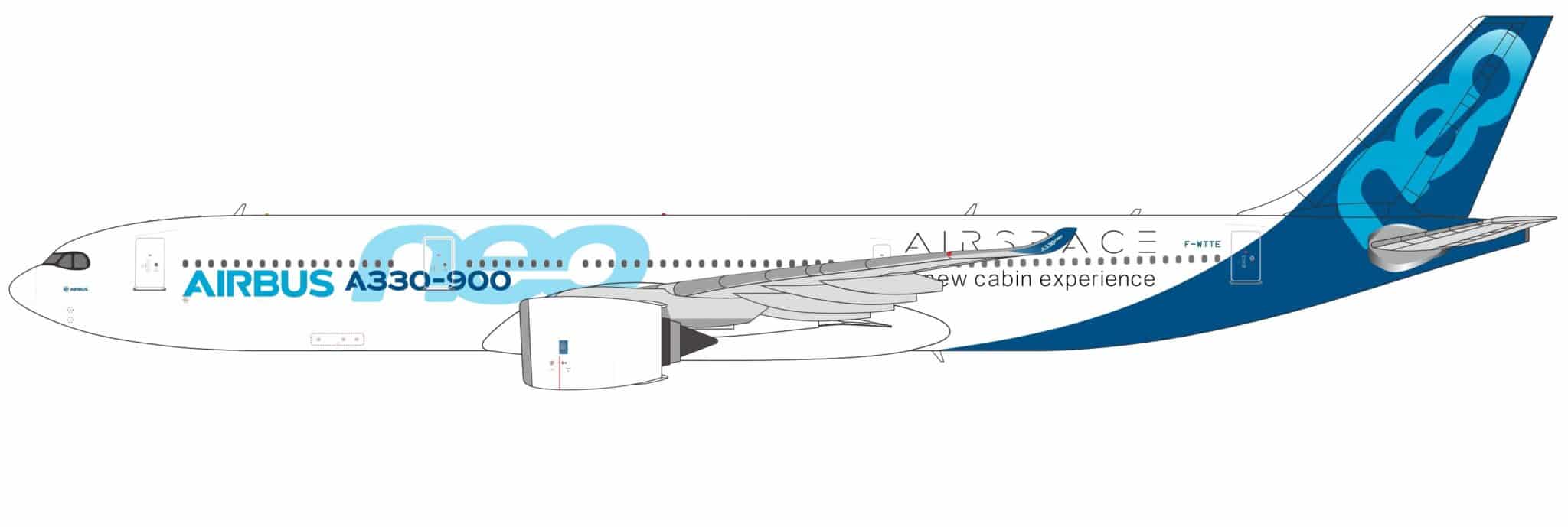 NG Models 1:400 Airbus Industries Airbus A330-900neo "AirSpace" F-WTTE ...