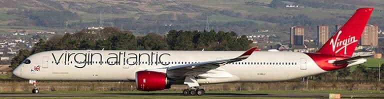 Aviation 400 1:400 Virgin Atlantic Airbus A350-1000 XWB "Bennie Jet" G ...